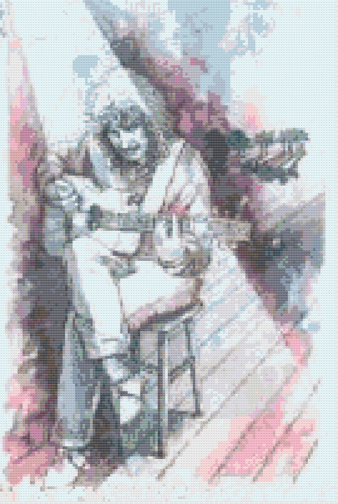 Guitarist in the Spotlight Cross Stitch Digital Download - Etsy