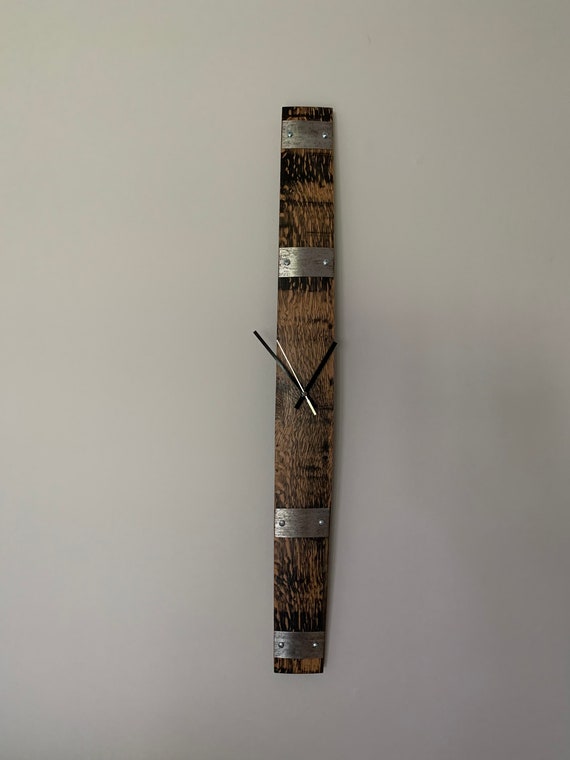 Barrel Stave Wall Clock - Etsy