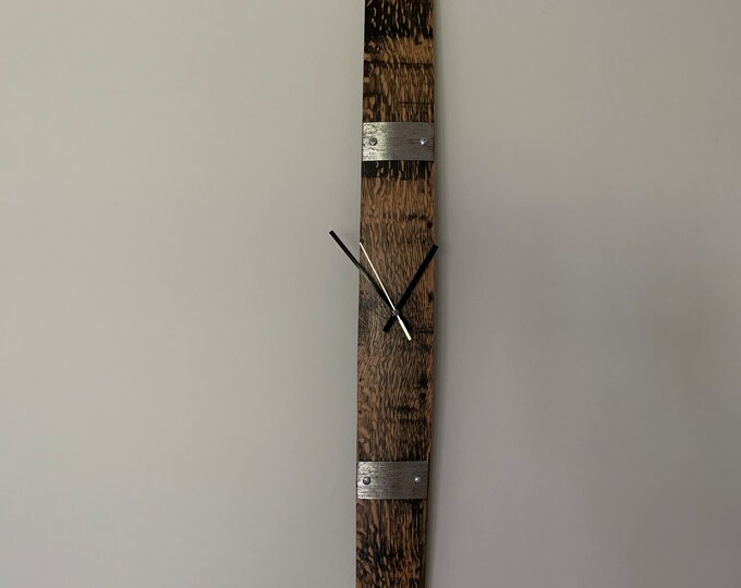 Barrel Stave Wall Clock - Etsy