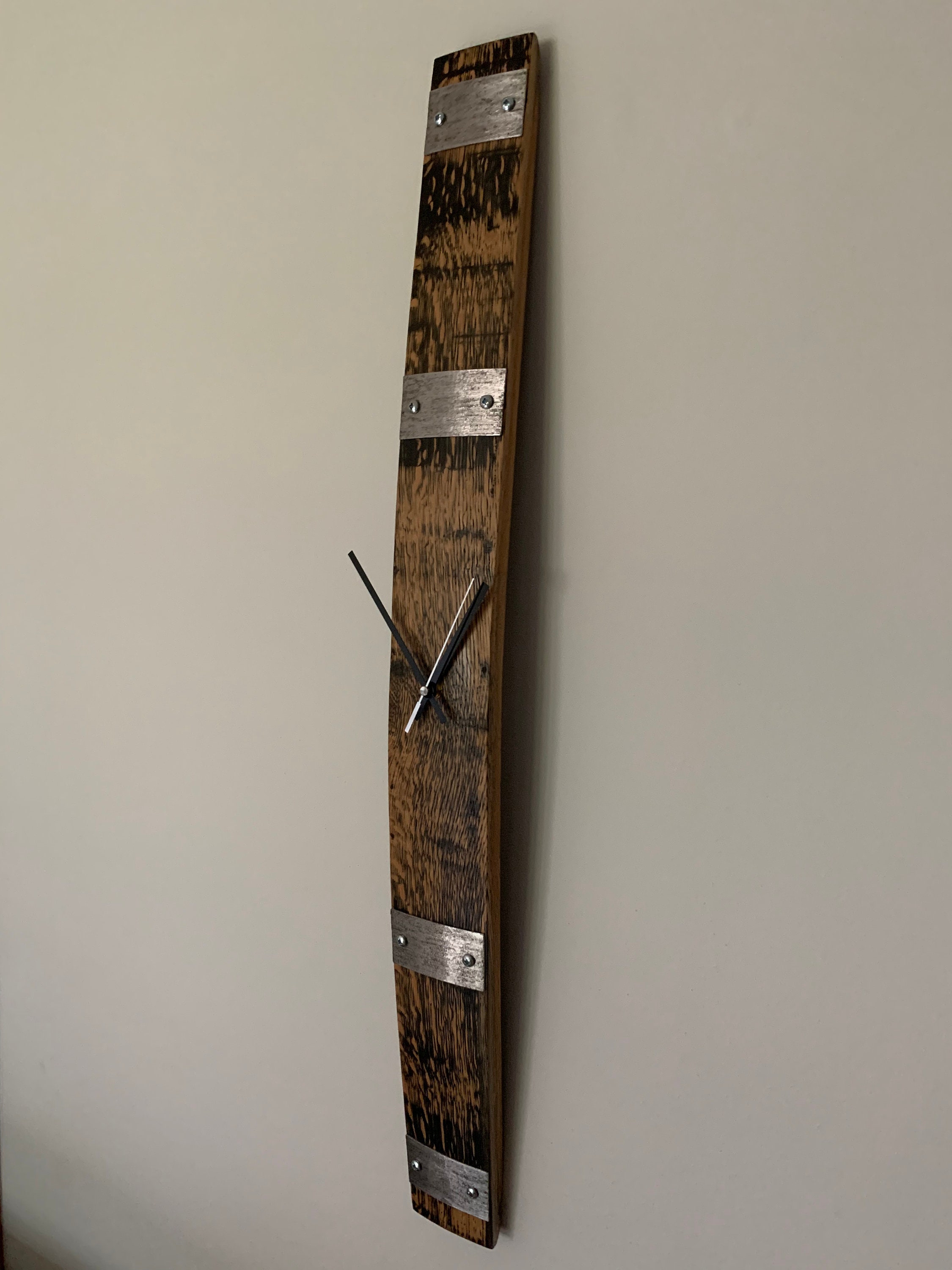 Barrel Stave Wall Clock - Etsy