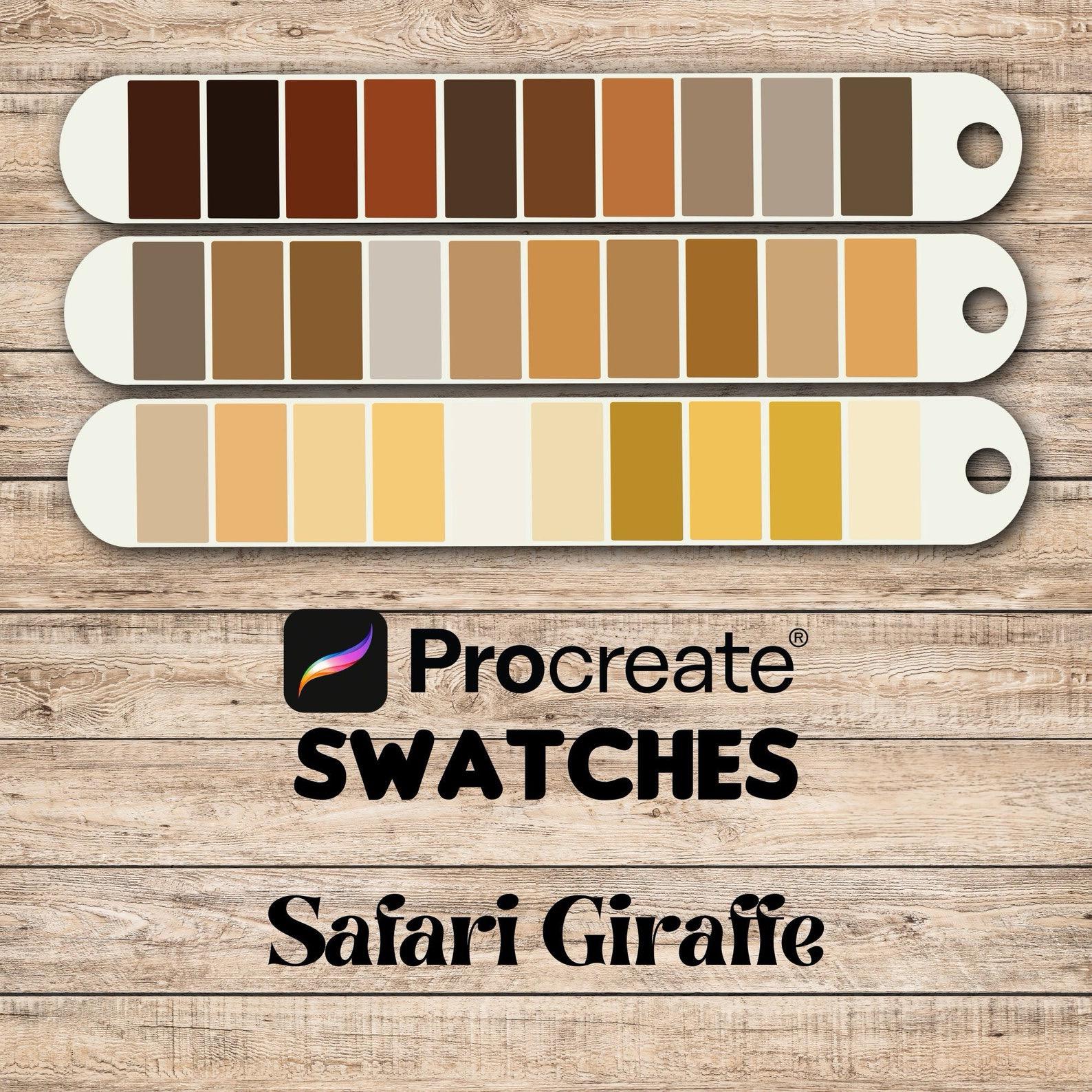 Giraffe Colour Palette