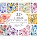 Watercolor Flower Background Flower Digital Paper Flower Seamless ...