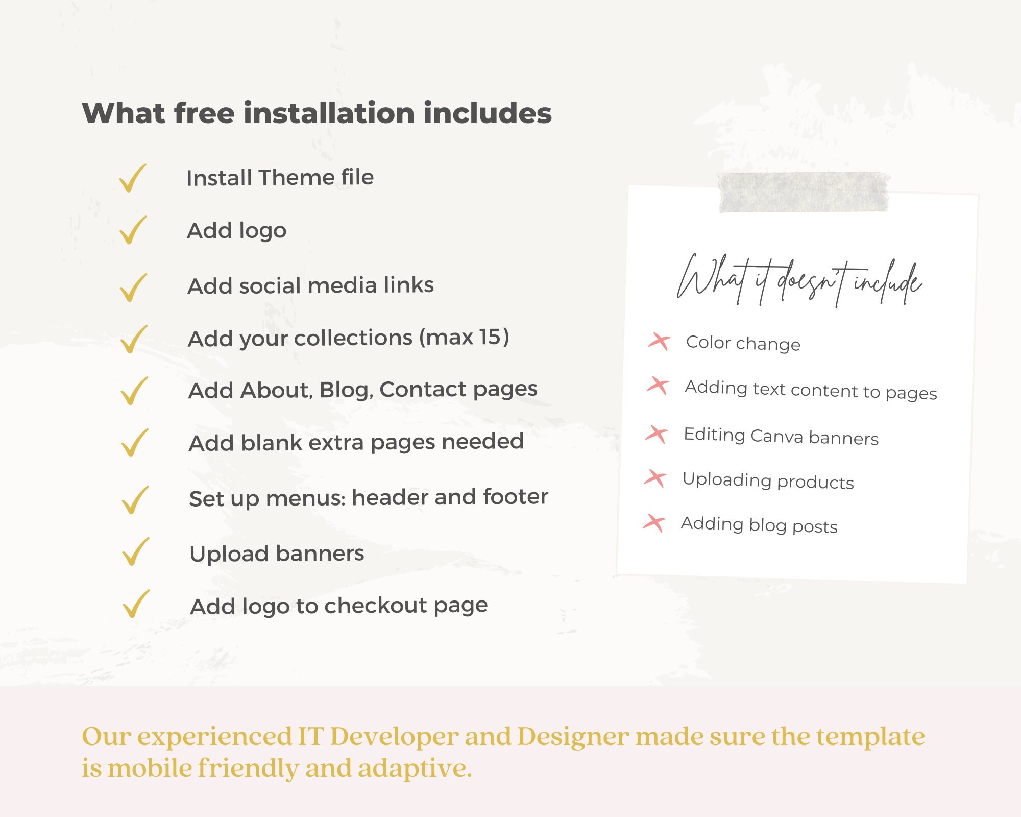 Pink Feminine Minimalist Boho Shopify Template Theme Crafter Boutique ...