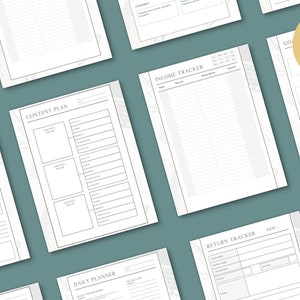 Printable Business Planner Bundle for Small Business Startup Template ...