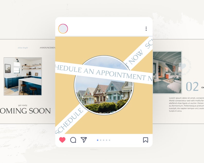 Real Estate Instagram Post Story Reels Highlight Editable - Etsy