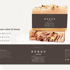 Minimalist Editable Cosmetic Skin Care Product Label Template Body ...