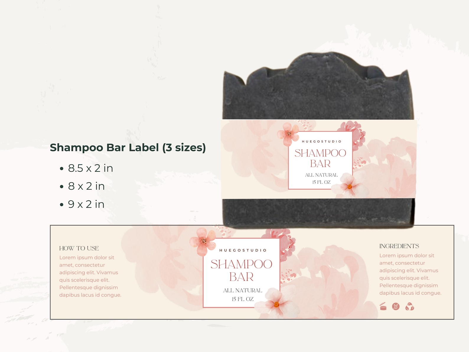 Printable Hair Care Product Label Template Bundle Hair Oil Label ...