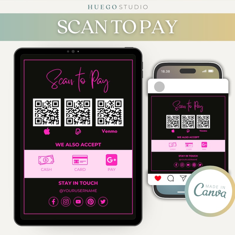 Cash App Printable - Etsy