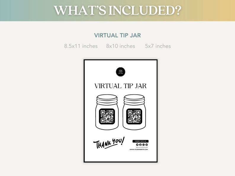 Editable Small Business Craft Show Bundle Price List Scan to Pay ...