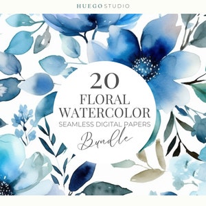 Blush Pink Watercolor Flower Background Floral Digital Paper Flower ...