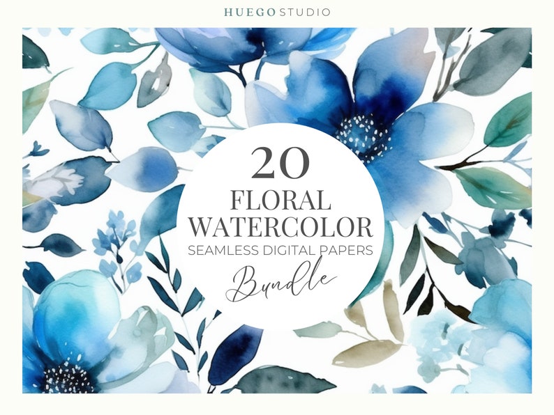 Blush Pink Watercolor Flower Background Floral Digital Paper - Etsy