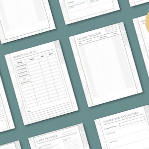 Printable Business Planner Bundle for Small Business Startup Template ...