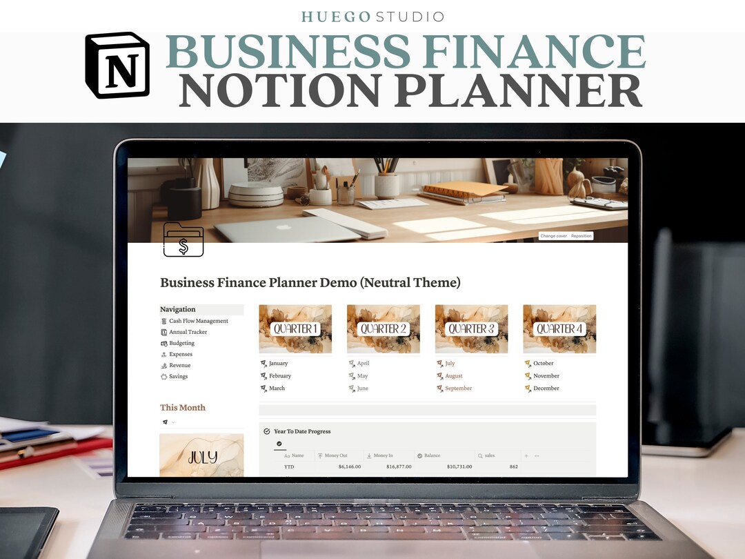 Notion Template Business Planner Digital Budget Finance Tracker Notion ...