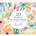 Watercolor Flower Background Flower Digital Paper Flower Seamless ...