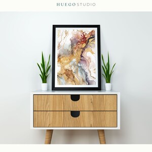 Gold Green Alcohol Ink PNG Clipart Bundle Colorful Liquid Ink Abstract ...