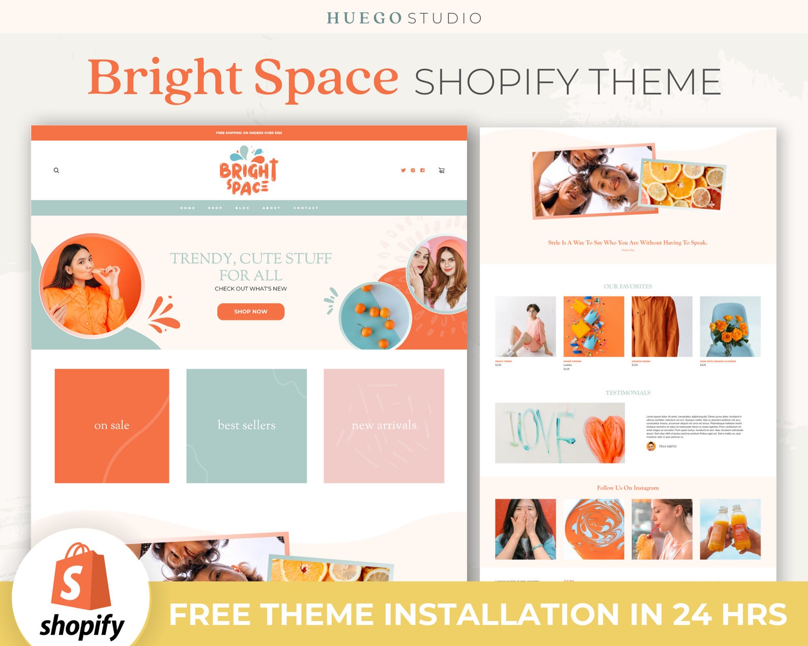 Premium Shopify Theme Minimalist Mobile Friendly Shopify Home Decor ...