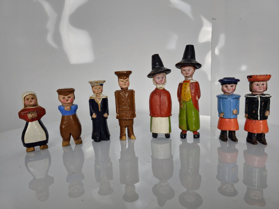 1920s Folk Art Wooden Carvings - Etsy