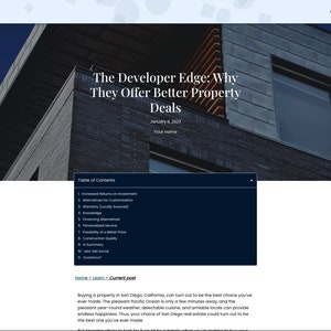 Responsive Real Estate Website Template | Elementor Pro & ACF, Property Developer Website, Ready ...