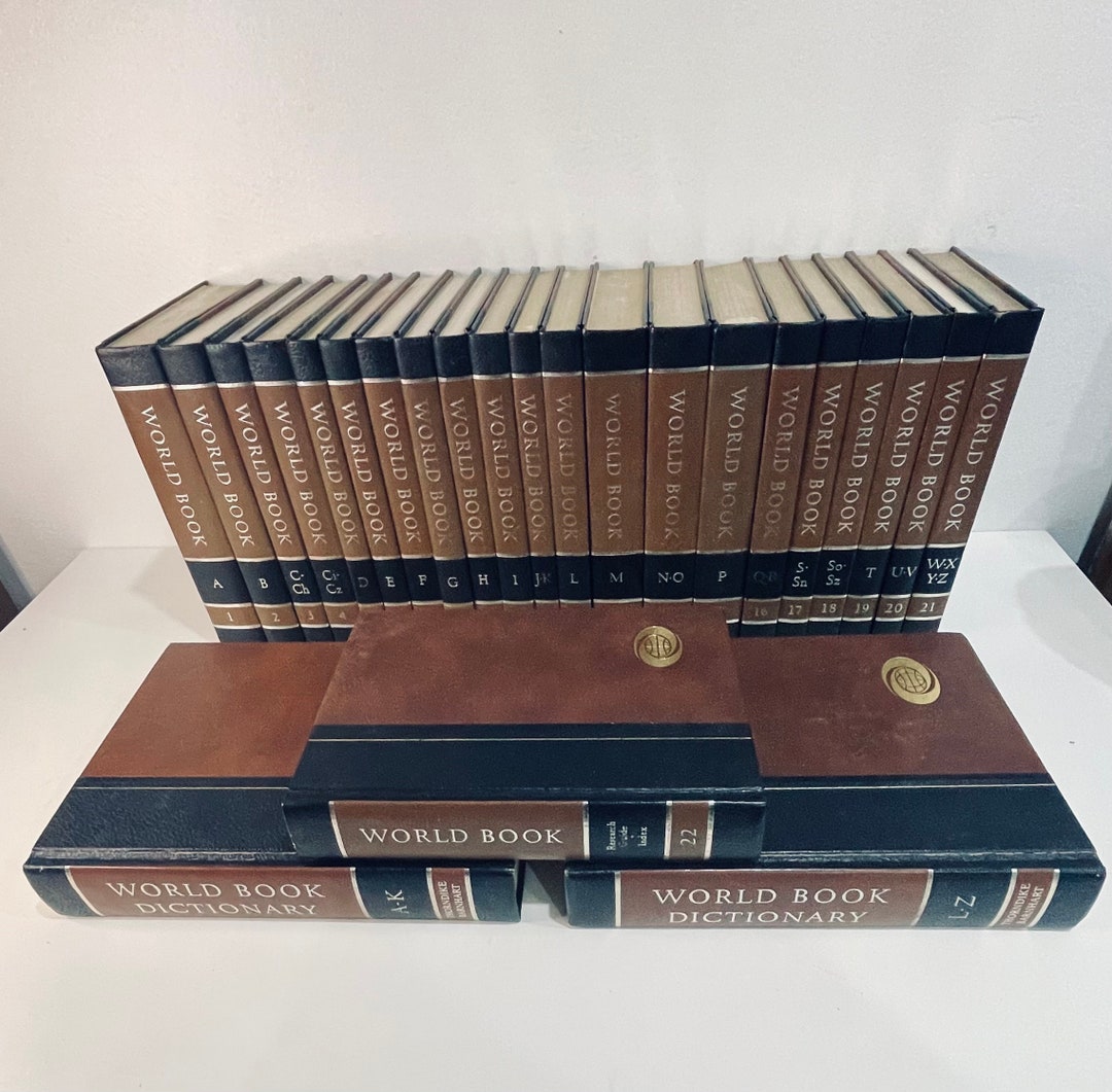 1981 World Book Encyclopedia 22 Volumes Complete Set - Etsy