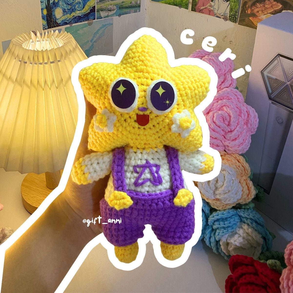 GMMTV Mascot Avocean Paody Ceri Keychain: Handmade GMM Crochet ...