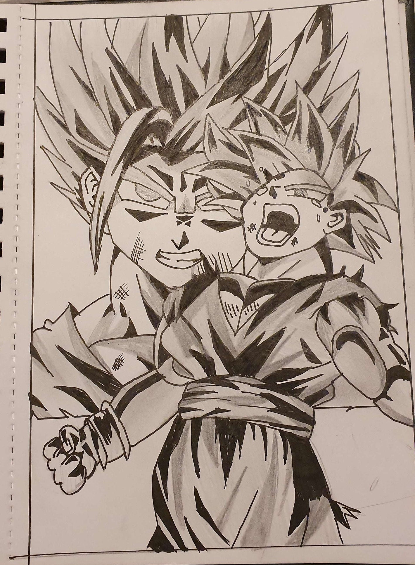 SSJ2 Gohan - Etsy