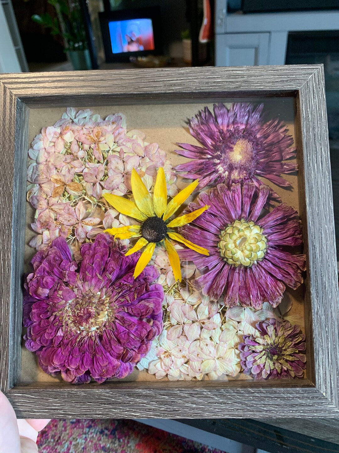 Dried Flower Shadow Box - Etsy