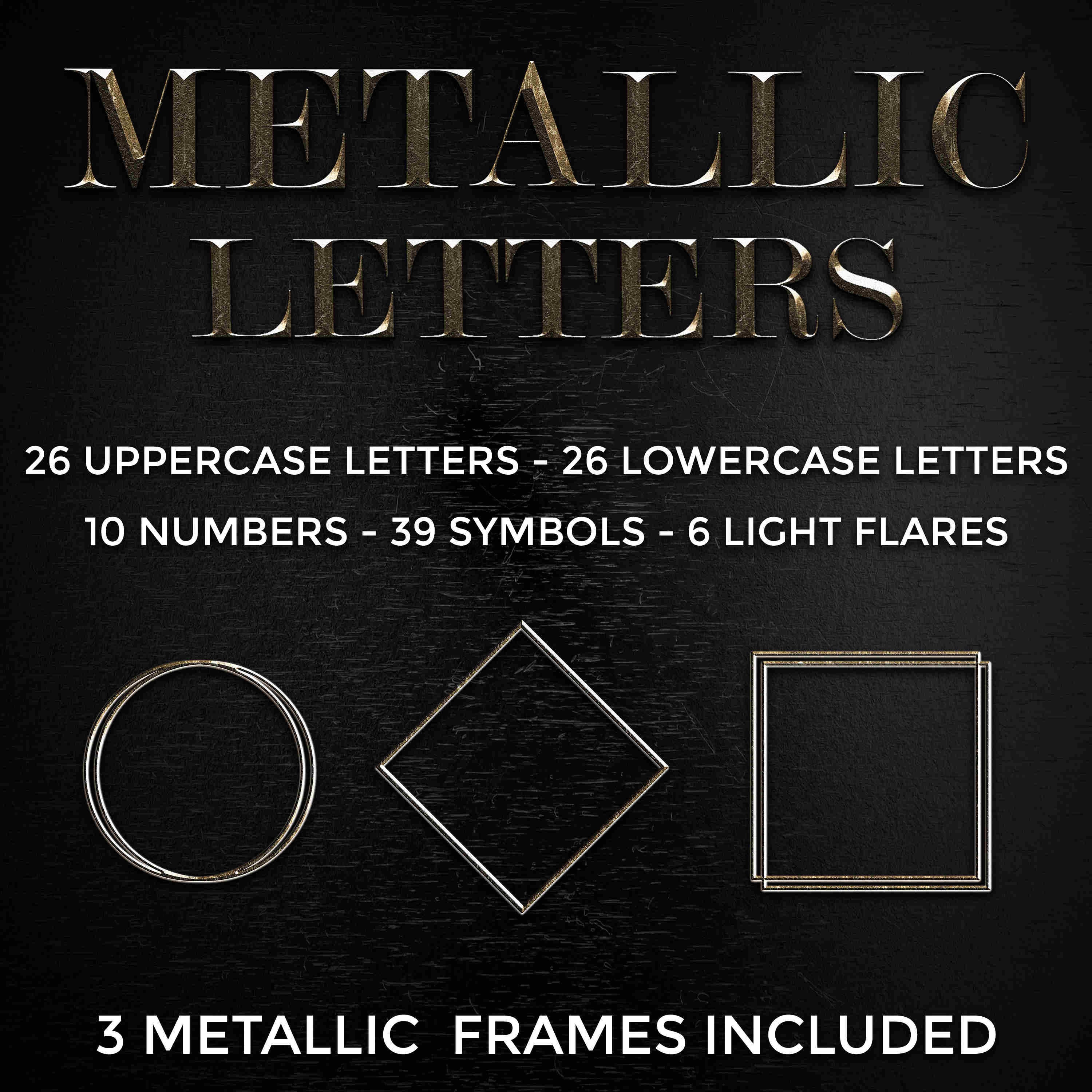 Gold Alphabet, Metallic Gold Letters, Gold Chrome Letters Numbers ...