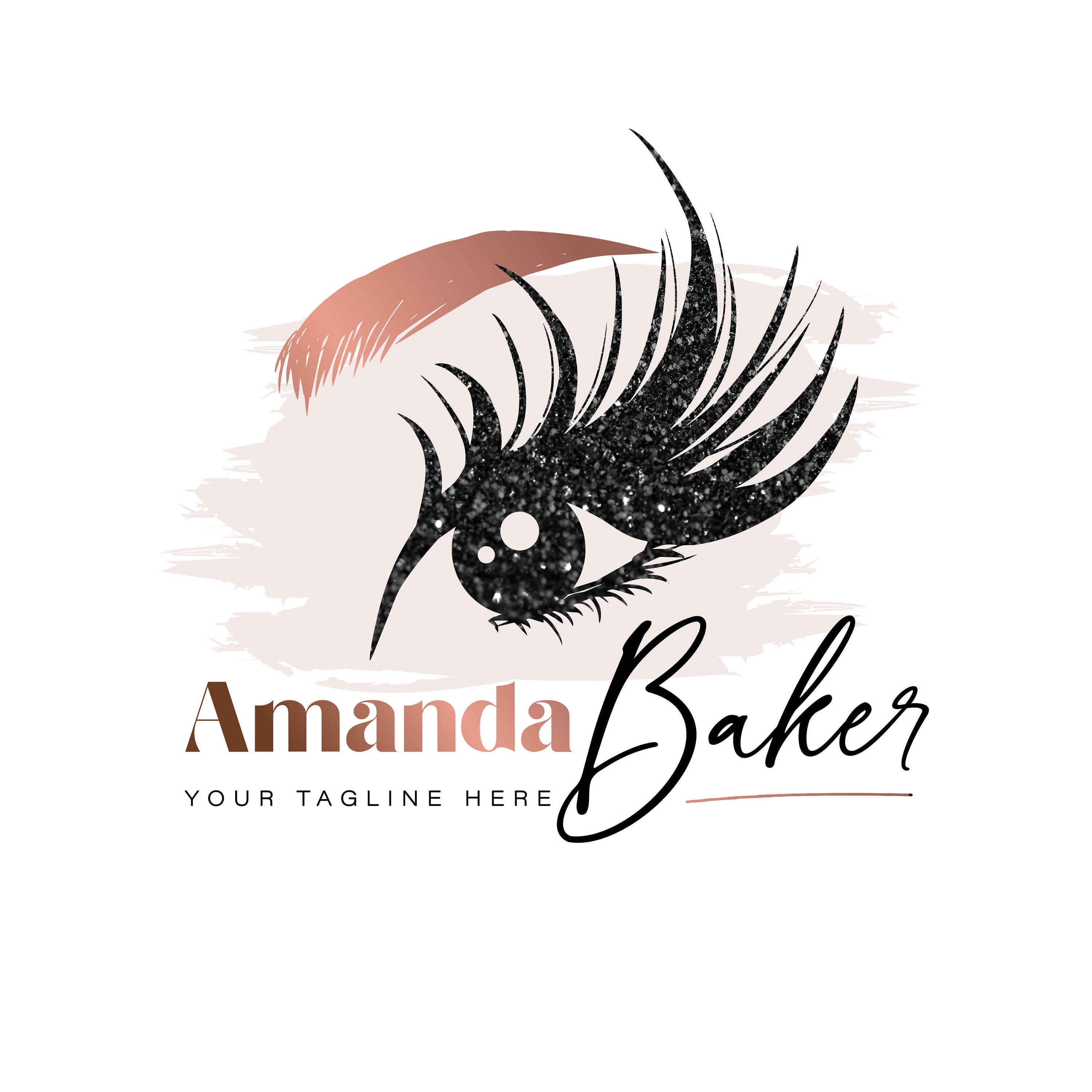 Eyelash Logo Lash Extensions Logo Lash Technician Logo - Etsy