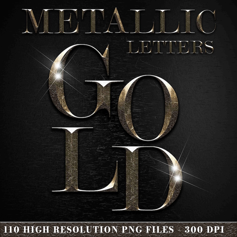 Gold Leaf Lettering - Etsy