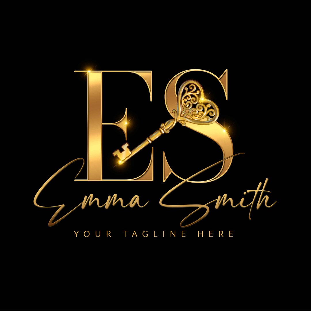 Gold Real Estate Logo, Luxury Realtor Logo, Premade Real Estate Logo ...