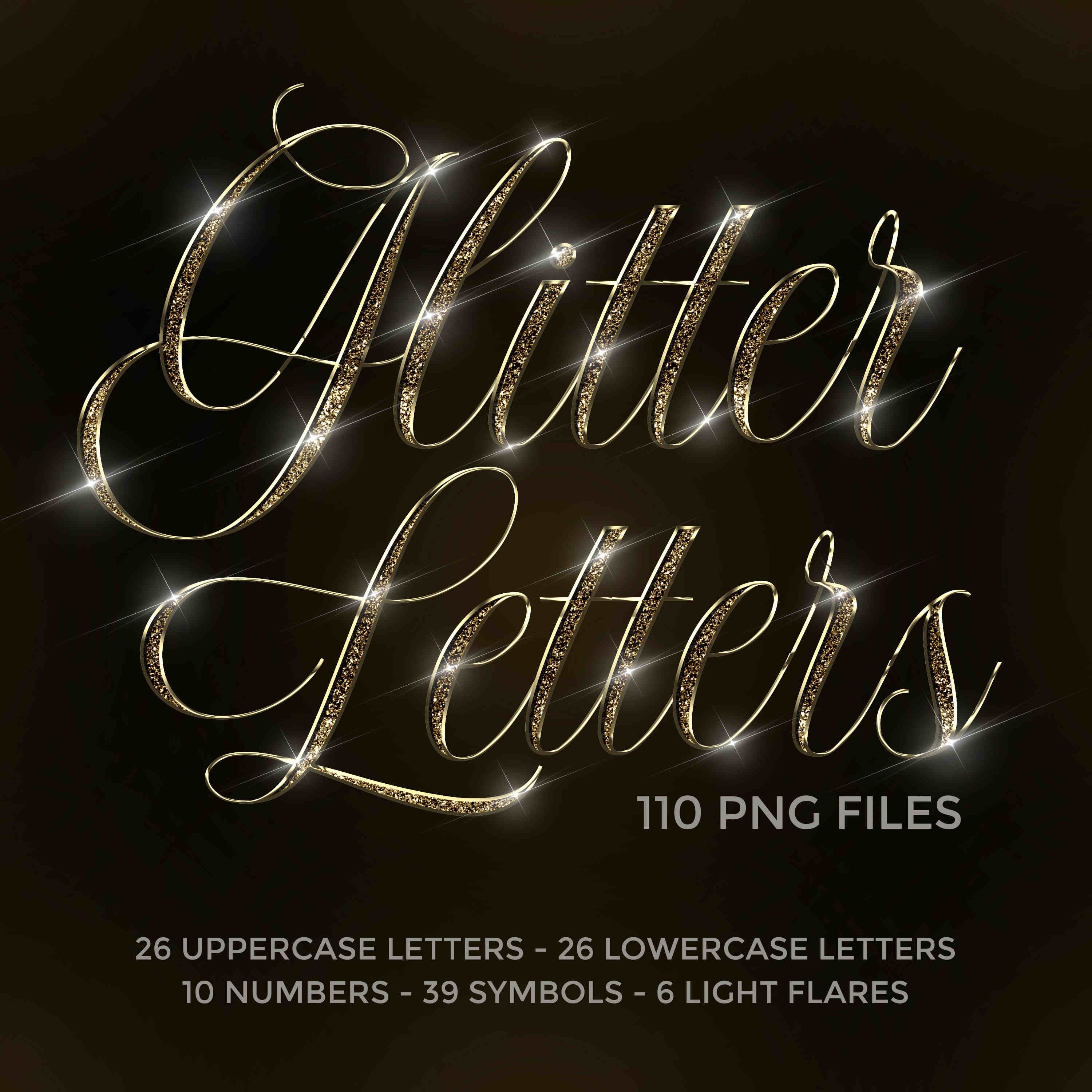 Gold Glitter Cursive Letters PNG, Sparkling Cursive, Bling, High Shine ...