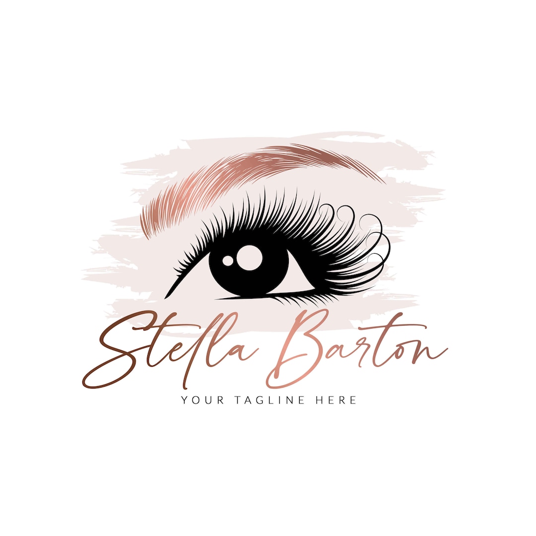 Lash Logo Design, Eyelash Logo, Logo Design, Premade Logo, Logo ...