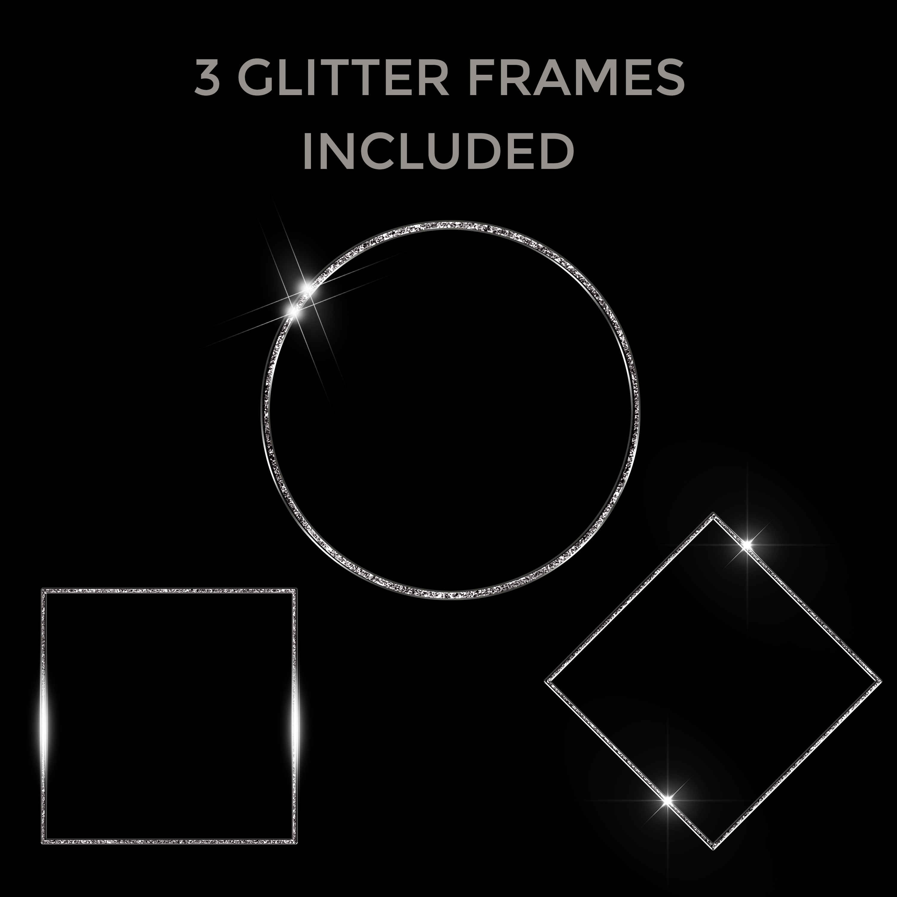 Silver Glitter Cursive Letters PNG, Sparkling Cursive, Bling, High ...