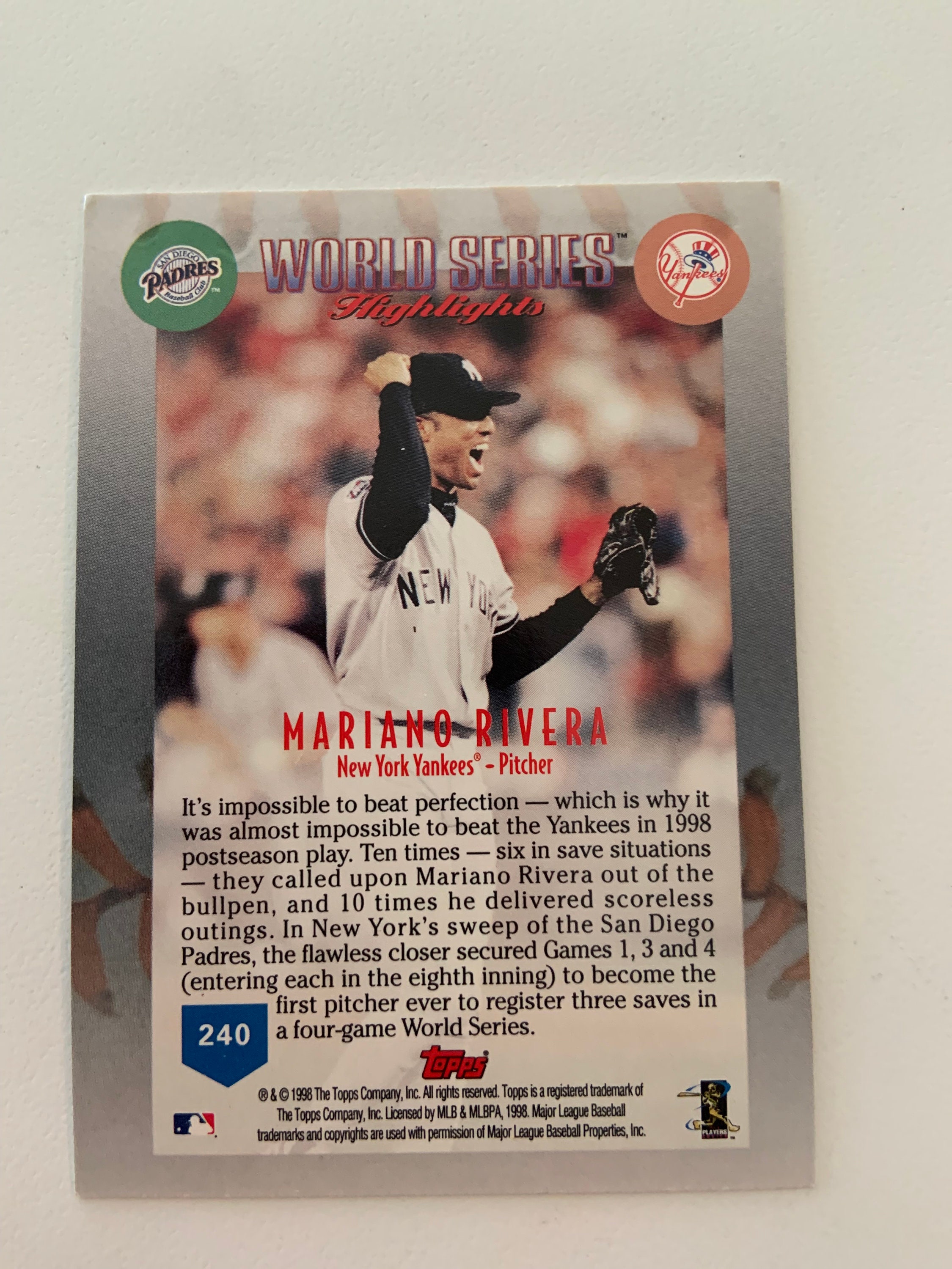 Yankees 98 World Series Collection, Quality 12 by 15 Plaque With 3D ...