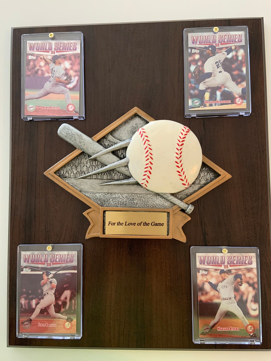 Yankees 98 World Series Collection, Quality 12 by 15 Plaque With 3D ...