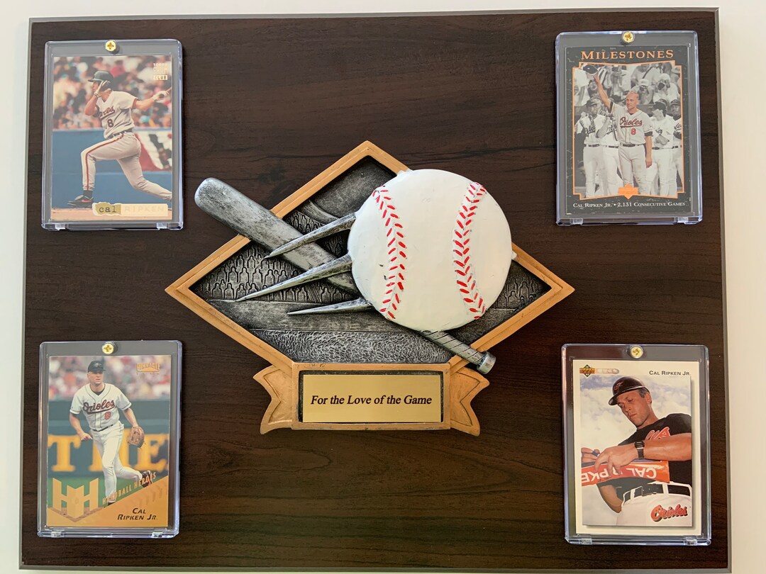 Cal Ripken Collection Number 2, Quality 12 by 15 Plaque With 3D Center ...