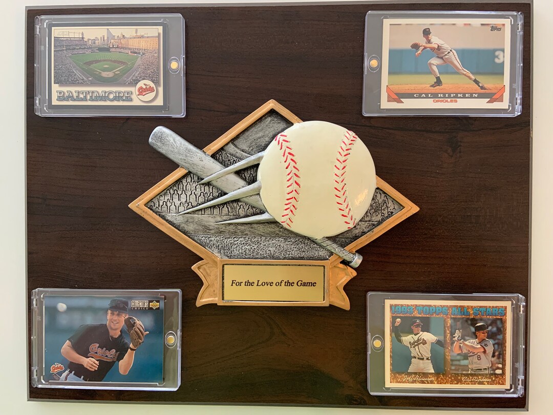 Cal Ripken Collection, Quality 12 by 15 Plaque With 3D Center Insert ...
