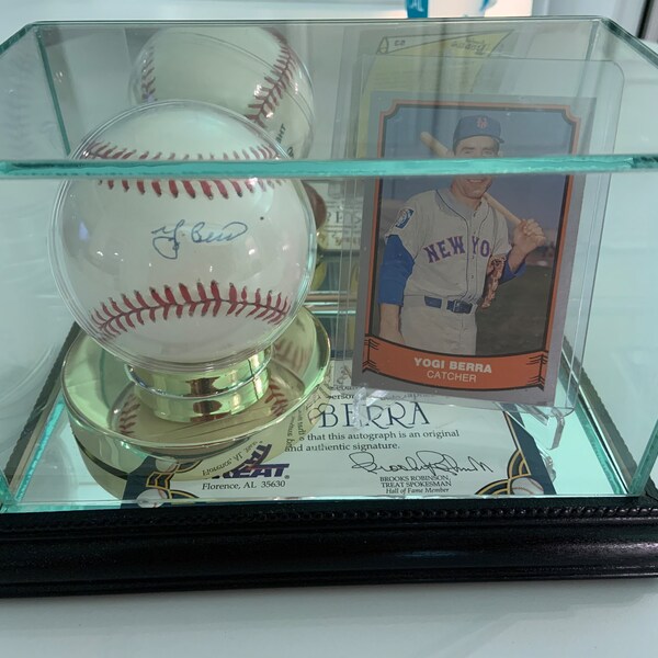 Baseball Glass Display Case - Etsy