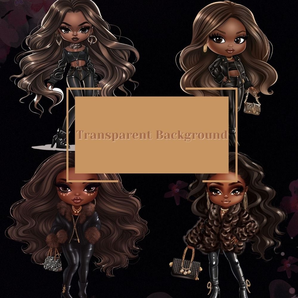 Chibi Doll Clipart, Chibi Doll Png, Chibi Girl Clipart,fashion Chibi ...