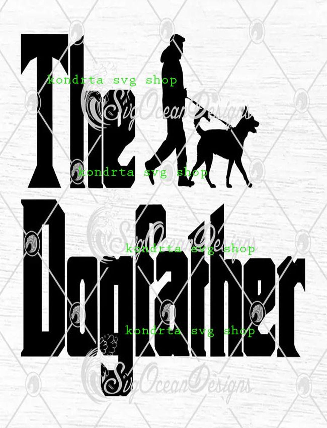 The Dogfather Dog Father Dog Dad SVG – Funny Father’s Day SVG Png Dxf ...