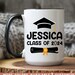 Custom Class of 2024 Graduation Mug, Personalized Gift Idea for ...