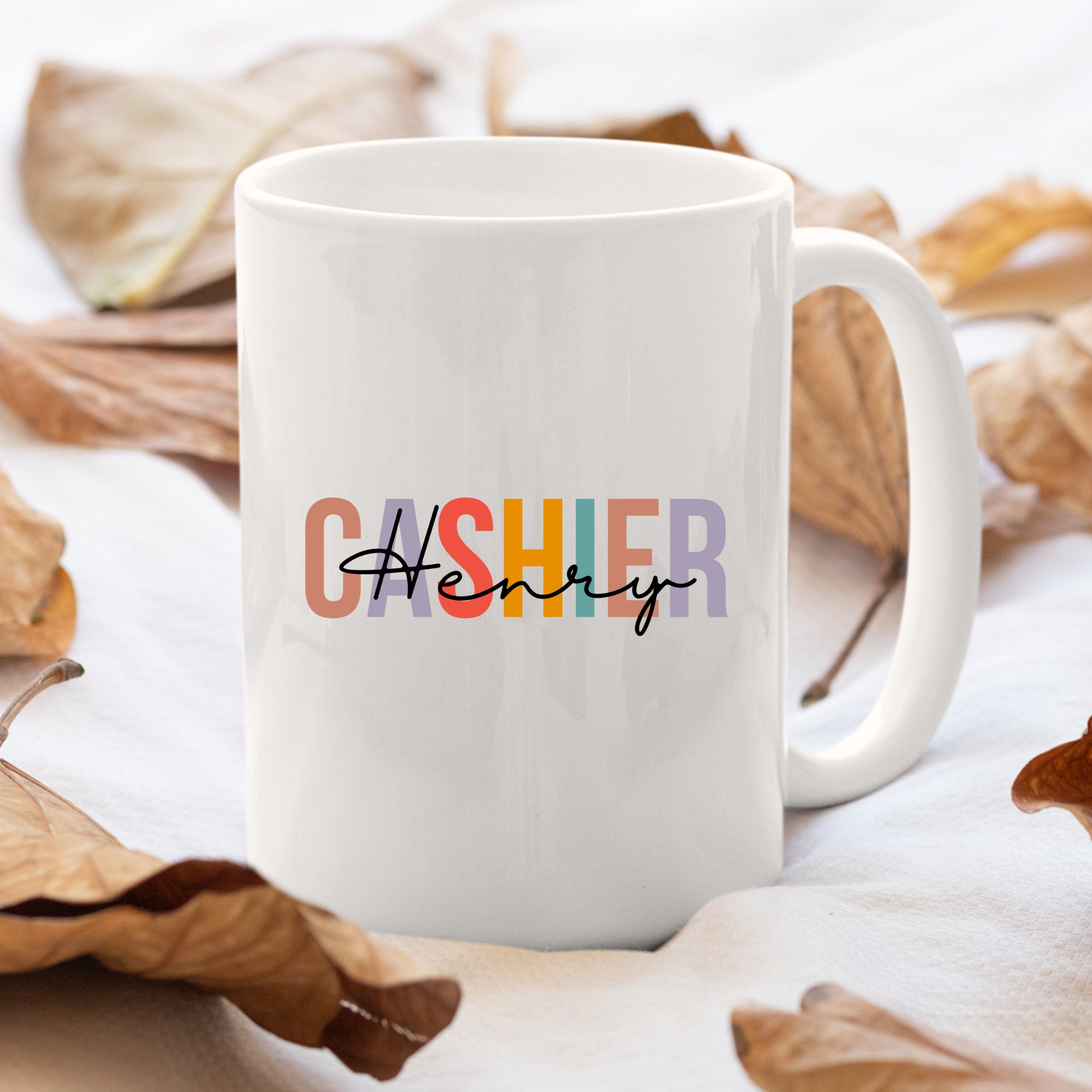 Best Cashier Ever, Cashier Gift, Personalized Gifts for Cashier, Gift ...