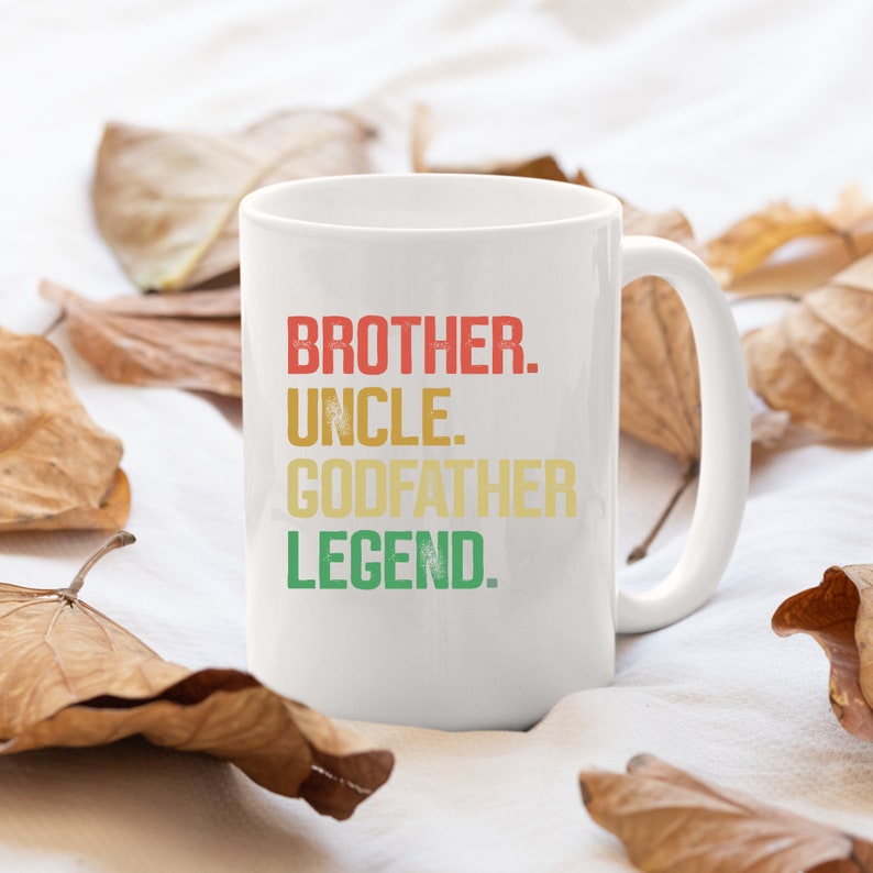 Brother Uncle Godfather Legend, Gifts for Uncle, Uncle Mugs, Uncle Gift ...