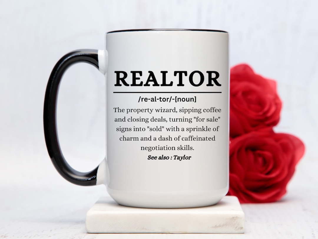 Custom Realtor Definition Mug Funny Realtor Coffee Mug Funny - Etsy