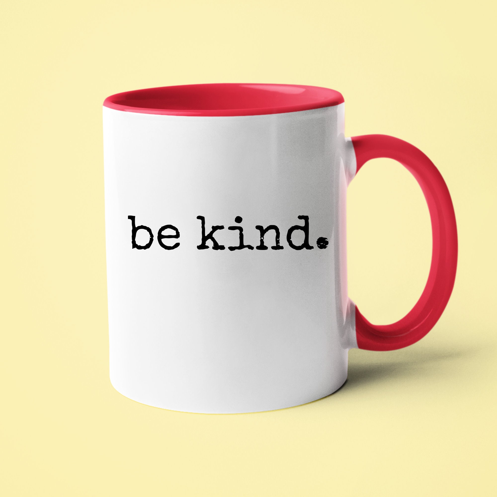 Be Kind Mug, Be a Nice Human, Coffee Cup Mug, Funny Gift for Her ...