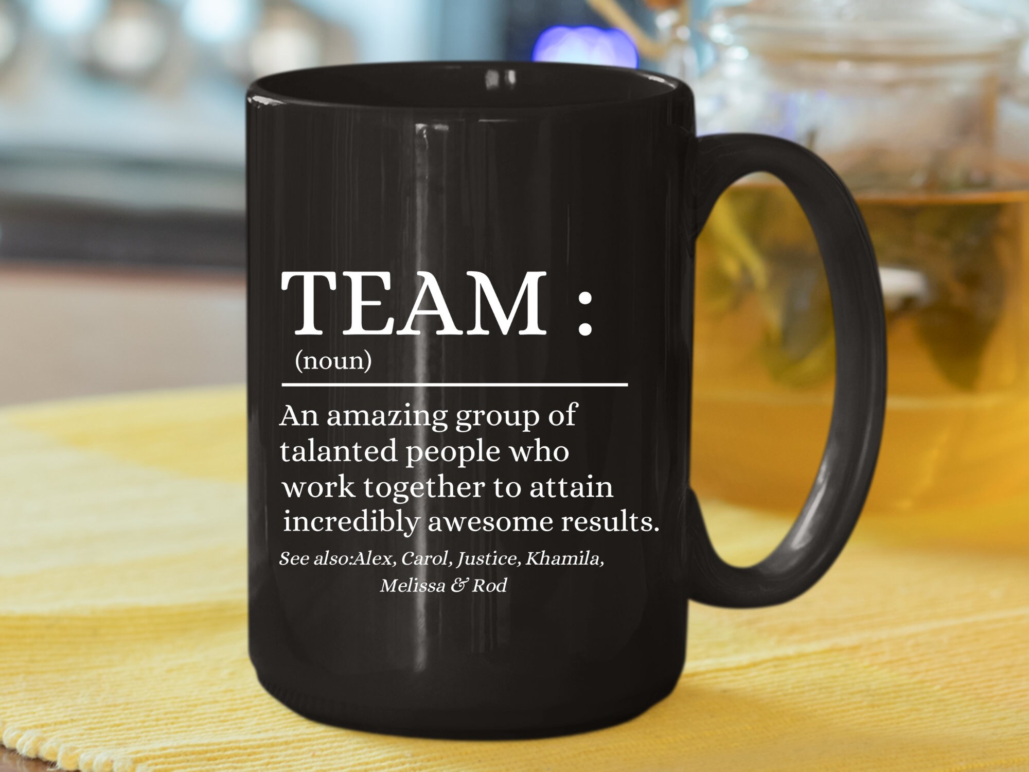 Team Definition, Personalized Mug, Employee Appreciation Gifts ...