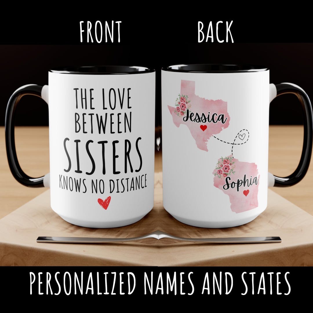 Long Distance Sisters Gift, Sisters Birthday Gifts, Big Sister Little ...