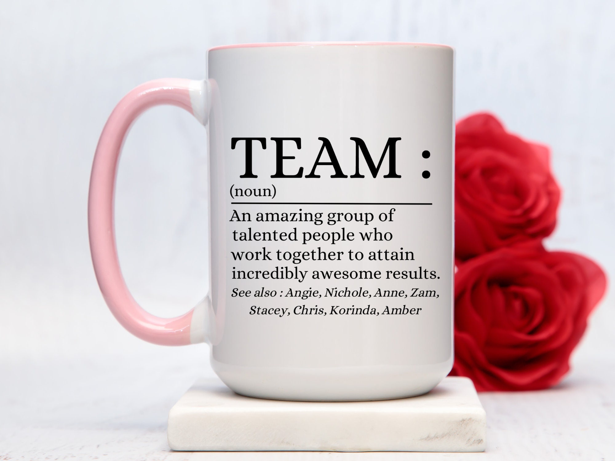 Team Definition, Personalized Mug, Employee Appreciation Gifts ...