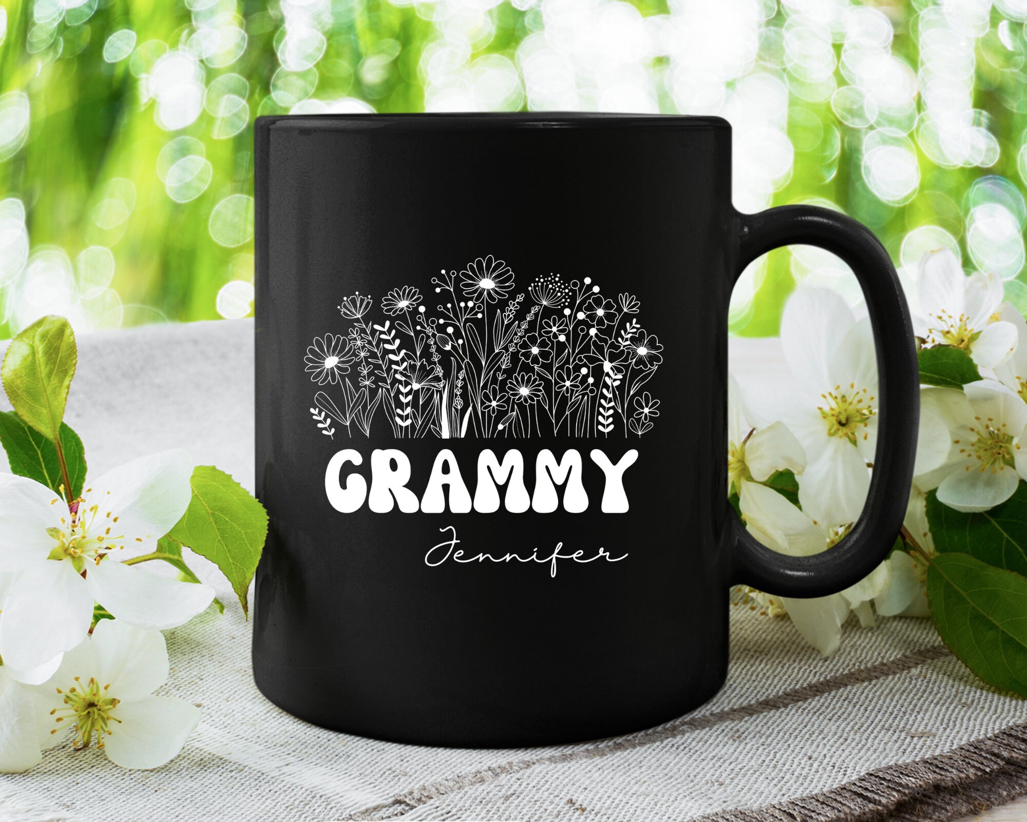 Wildflowers Grammy Mug Personalized Grammy Gifts Grammy - Etsy