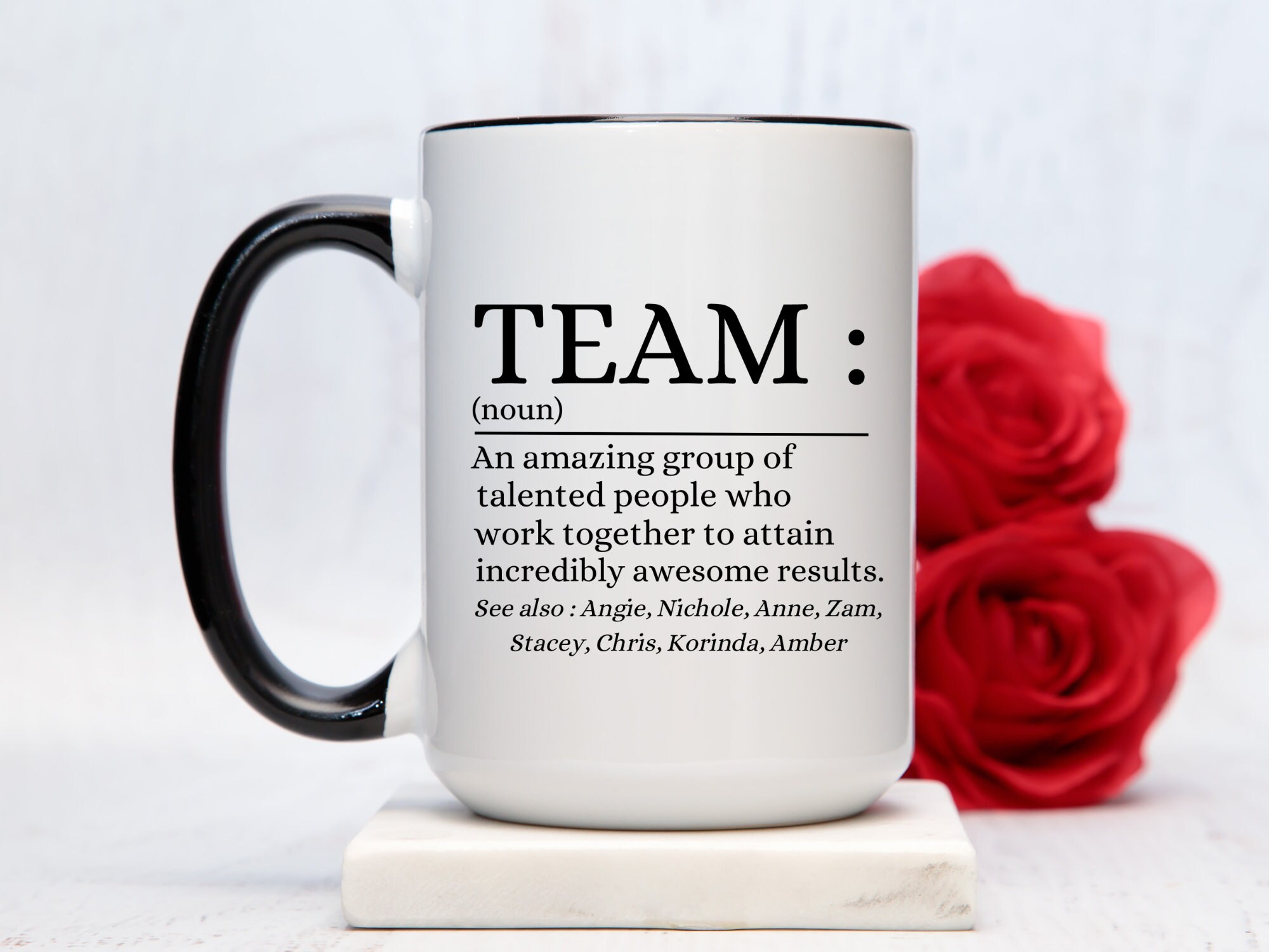 Team Definition, Personalized Mug, Employee Appreciation Gifts ...